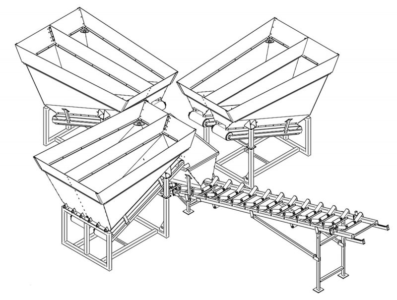 Bulk material dispenser - BETON2GO